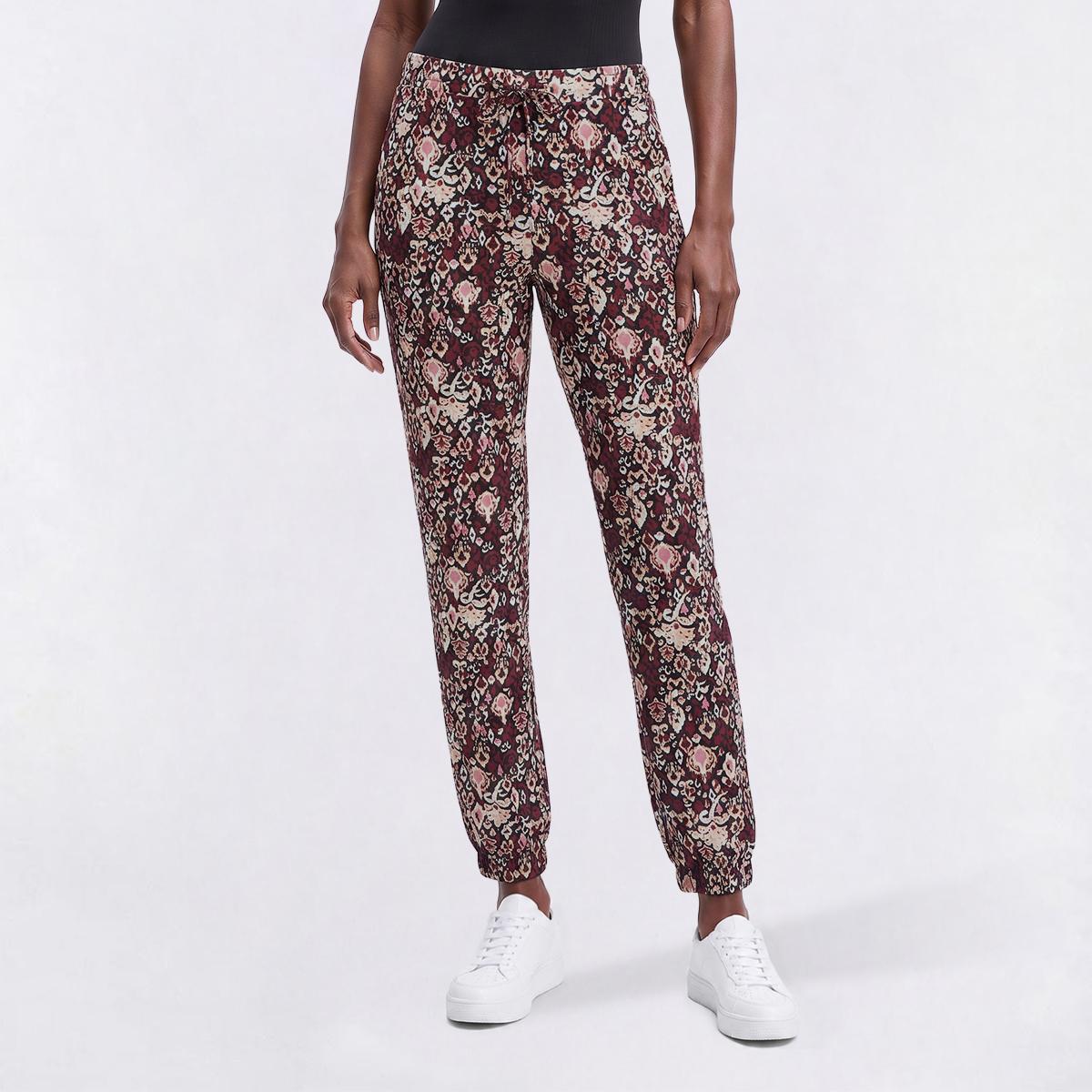 Click here for Womens Scarlet Love Ikat Drawstring Tie Joggers prices